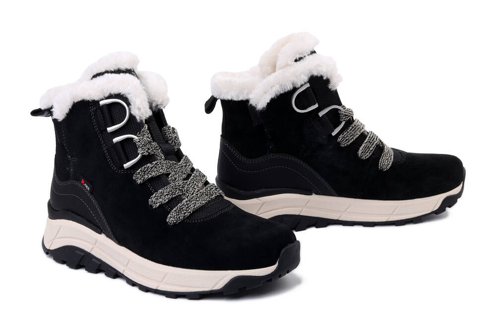 RIEKER W0073-00 white, trzewiki damskie - sklep e-kobi.pl