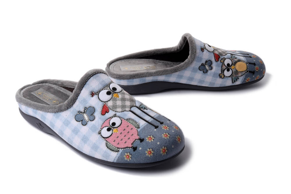 SANITAL FLEX Z30757X lt. blue, kapcie damskie - sklep e-kobi.pl