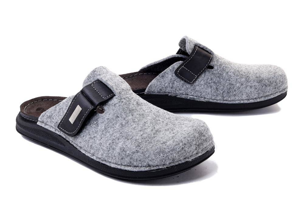 INBLU VE-02 018 srebrny, kapcie męskie - sklep e-kobi.pl