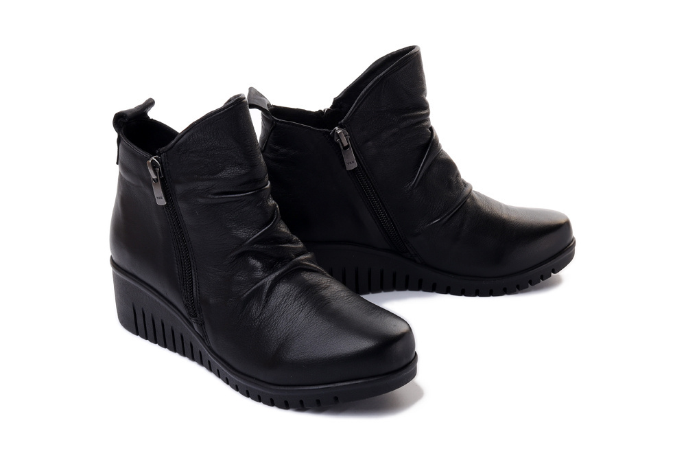 COMFORTABEL 960232-01 schwarz, botki damskie - sklep e-kobi.pl