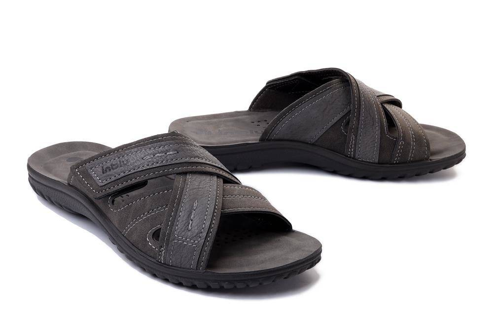 INBLU FN-99 025 szary, klapki męskie - sklep e-kobi.pl