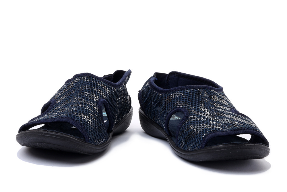 ADANEX 27254 DIK49VN granatowy, sandały damskie | Sklep e-kobi.pl