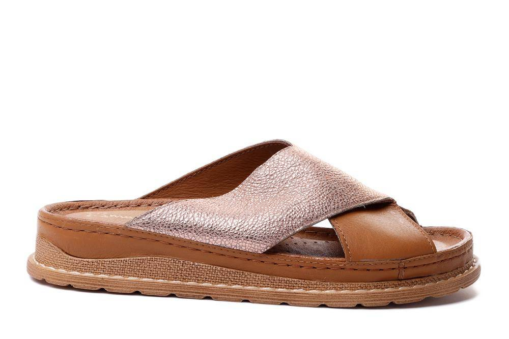 MACIEJKA 04986-29/00-0 rudy miedziany, klapki damskie | Sklep e-kobi.pl