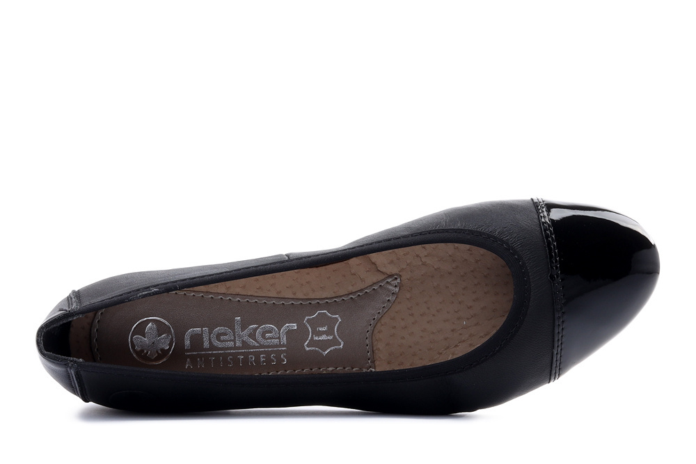 RIEKER 51998-00 black, czółenka damskie | Sklep e-kobi.pl