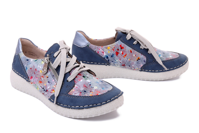 RIEKER 50900-90 multi, półbuty damskie | Sklep e-kobi.pl